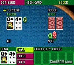 Texas Hold 'Em - Poker ROM Download for Gameboy Advance / GBA - CoolROM.com